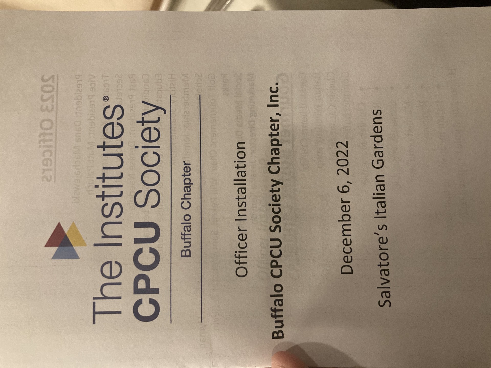 CPCU - Buffalo - Photo Gallery